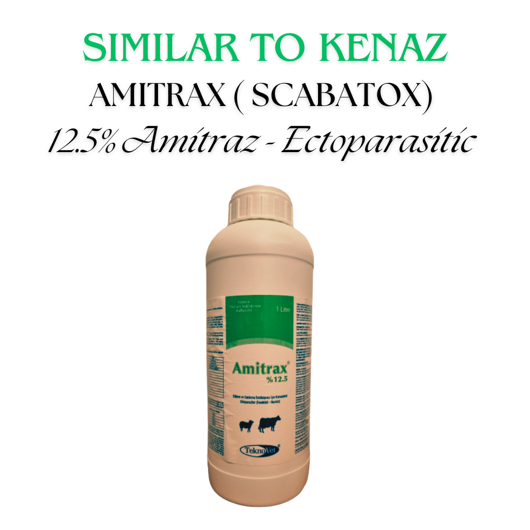 KENAZ (SCABATOX) AMITRAZ 12.5% - 1000 ML Varroa, BEES, Ectoparasiticide ...