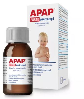 Apap Forte for Children, Oral Suspension, 85 ml, headache, toothache a ...