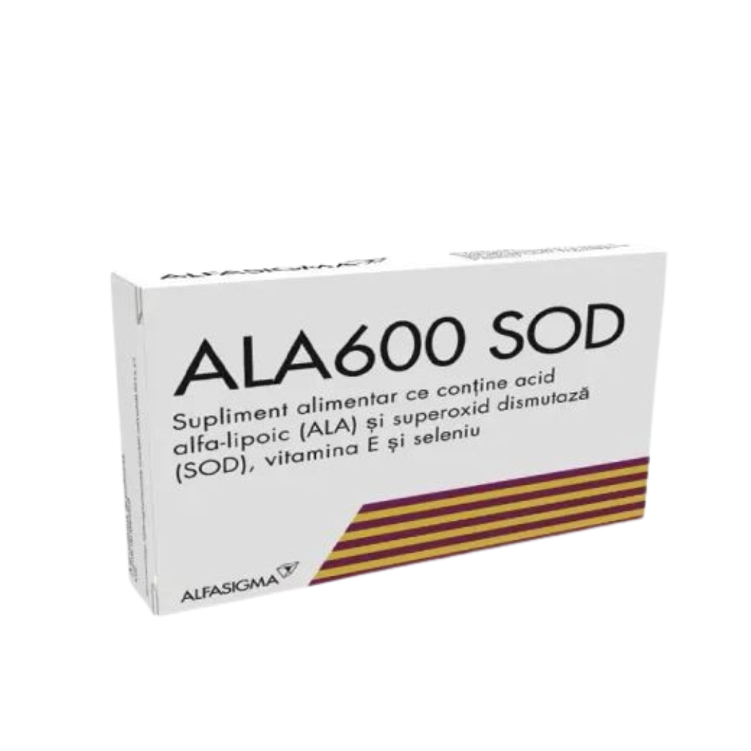 Ala600 SOD, 20 Tablets , Support the body's self-defense capacity ...