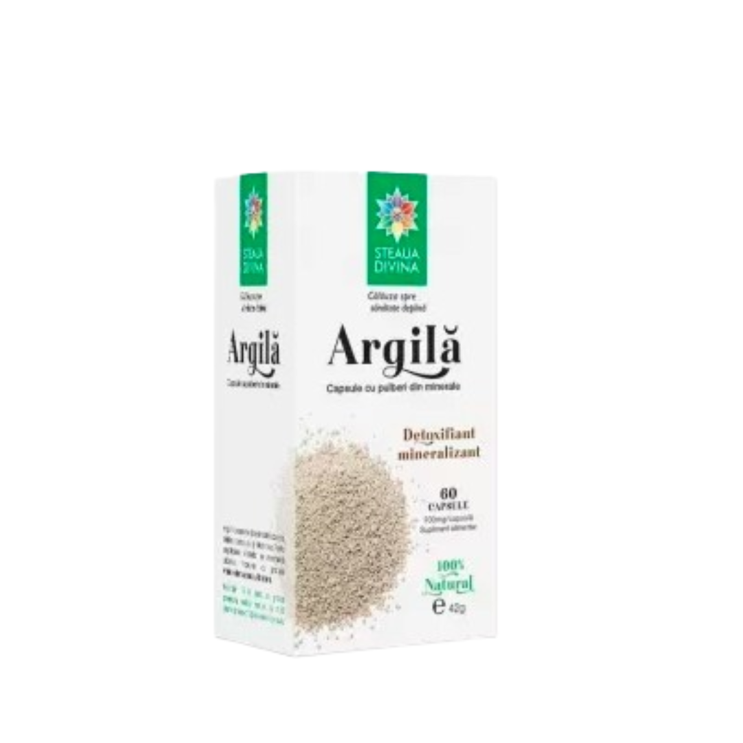 Clay, 60 capsules, maintain the health of bones, teeth, stomach and in ...