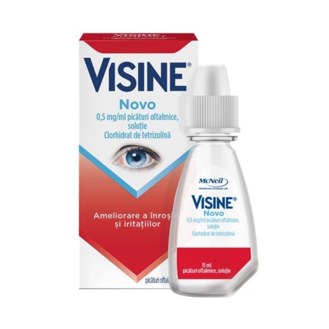 Visine Novo (Visine Classic) eye drops, 15 ml, Redness, Allergies, Irr ...