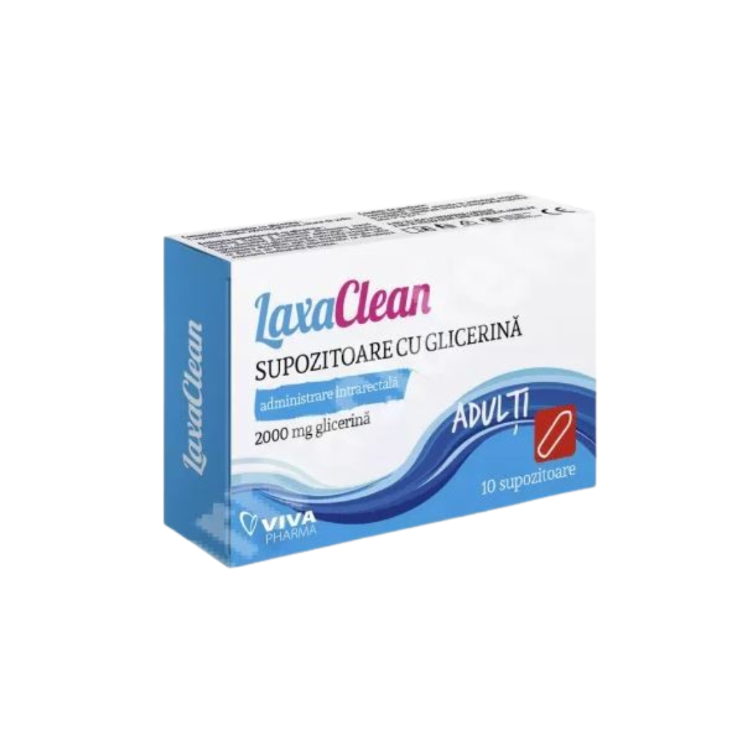 LaxaClean Adult Glycerin Suppositories, 10 Pieces – StoreOfAnimals