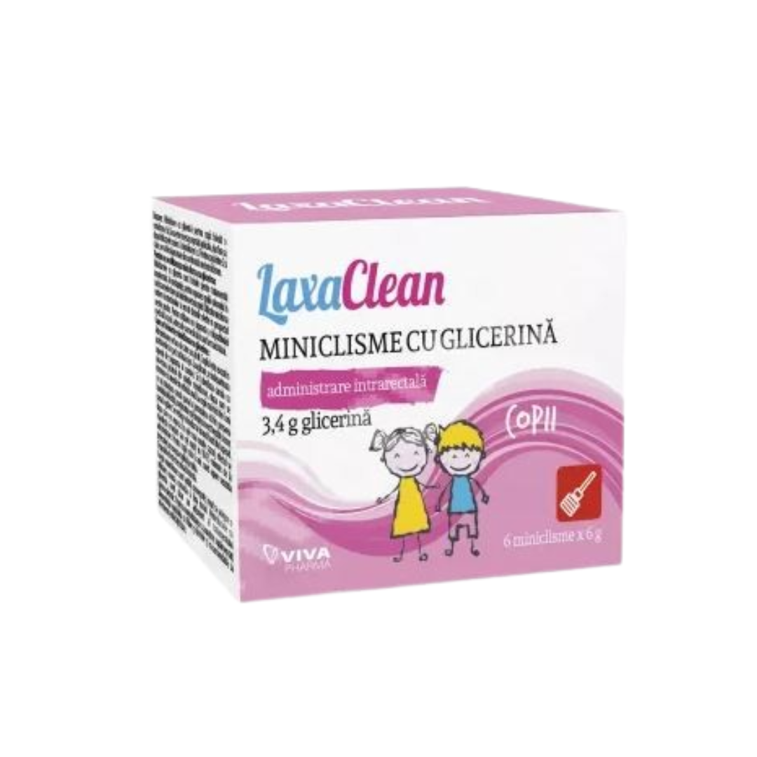 LaxaClean Glycerin Mini Enemas for Children, 6 Microenemas – StoreOfAnimals