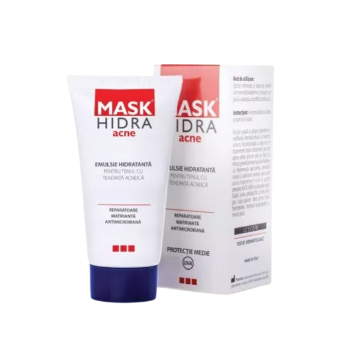 Moisturizing emulsion Mask Hydra Acne, 50 ml, acne-prone skin, repairi ...