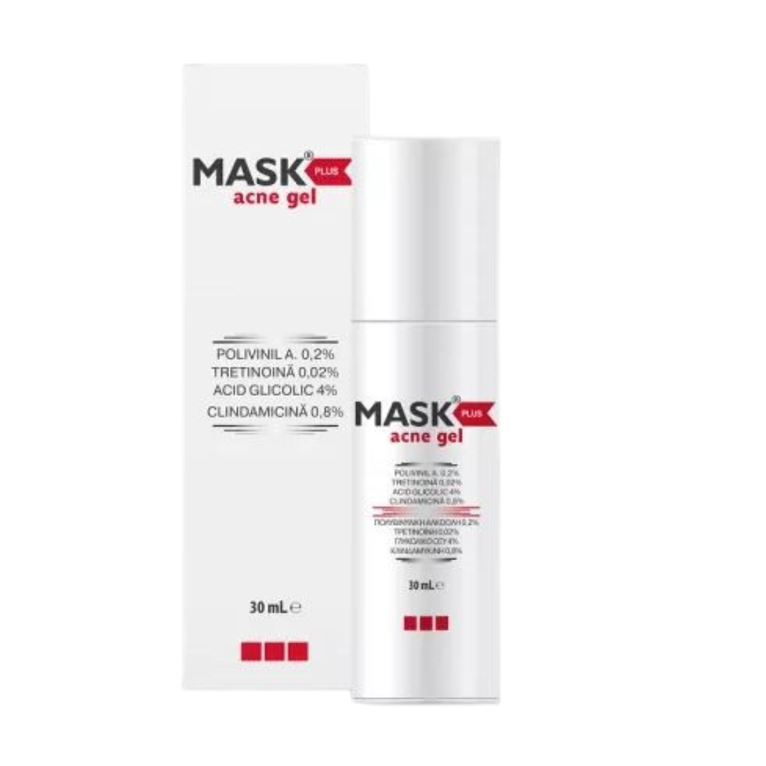 Gel for the treatment of inflammatory acne Mask Plus, 30 ml ...