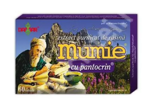 Purified Extract of Mummy Resin with Pantocrin, 60 tablets – StoreOfAnimals