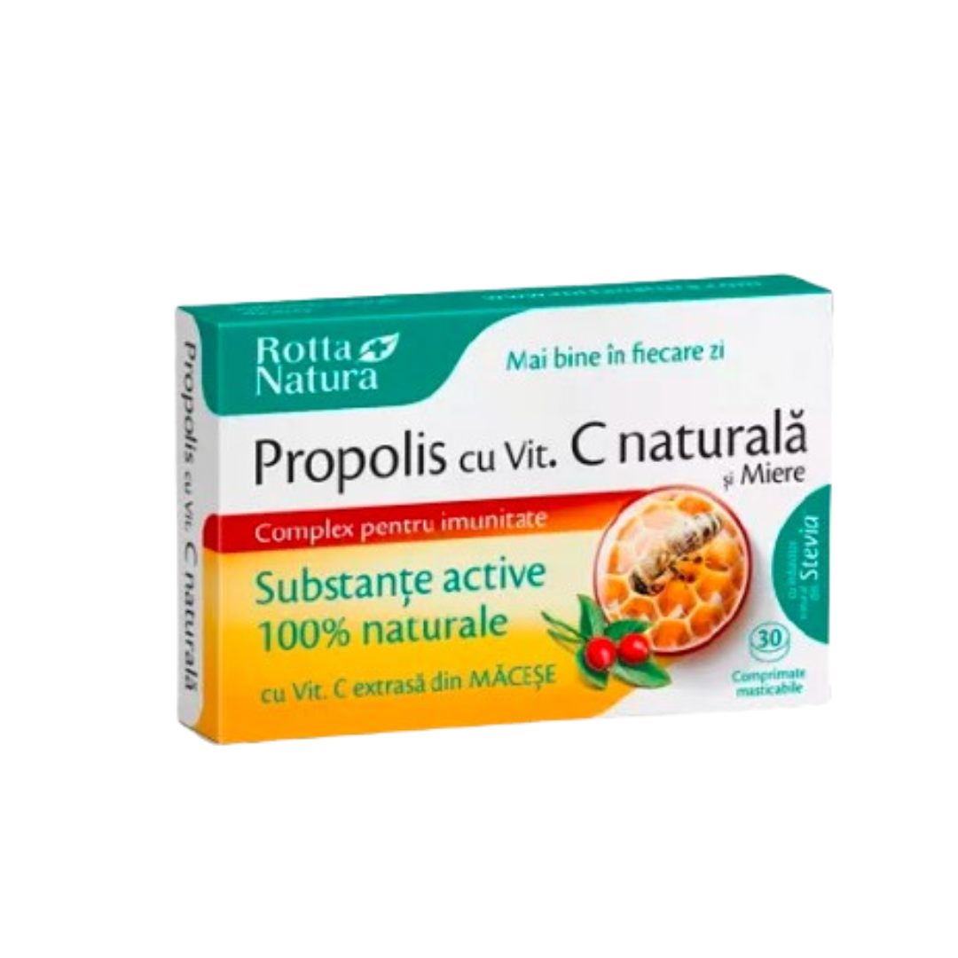 Propolis with Vitamin C and honey, 30 tablets – StoreOfAnimals