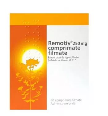 Remotiv, 30 film-coated tablets, mild depressive disorders – StoreOfAnimals
