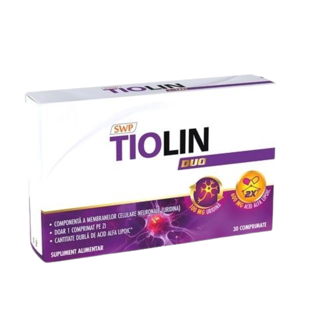 Tiolin DUO, 30 tablets, normal functioning of the central and peripher ...