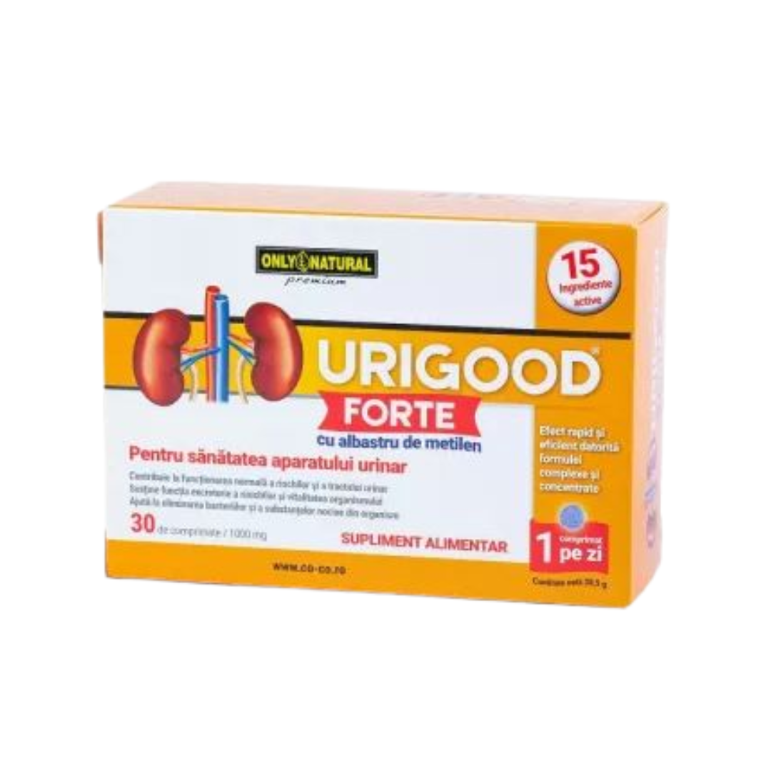Urigood Forte 1000 mg, 30 Tablets, Urinary System and Kidneys ...