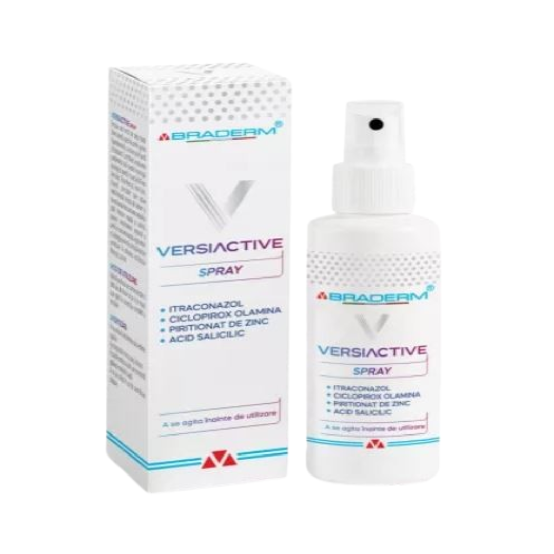 Versiactive Fluid Body & Scalp Emulsion Spray, 100 ml, Braderm ...