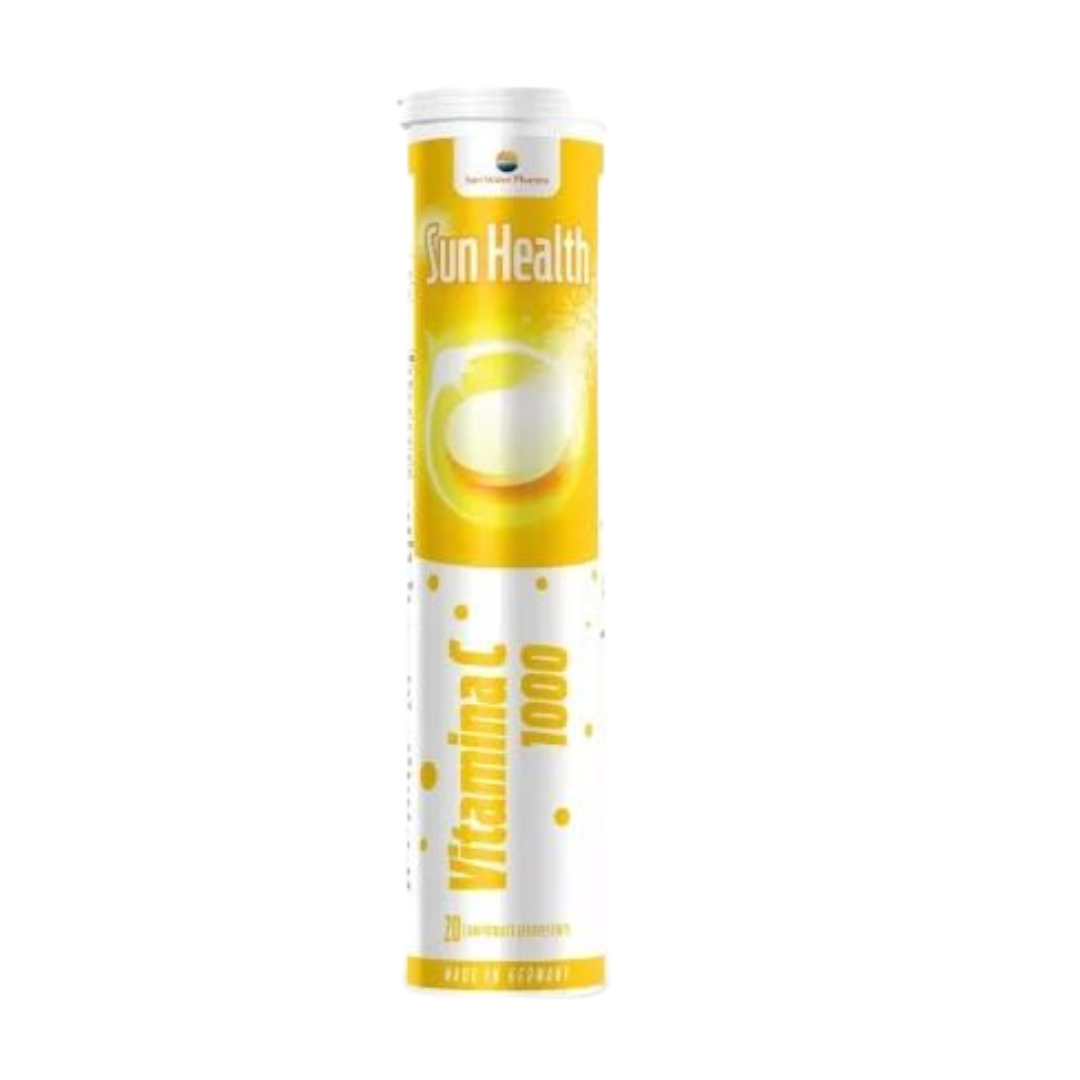 Vitamin C 1000mg Sun Health, 20 effervescent tablets – StoreOfAnimals