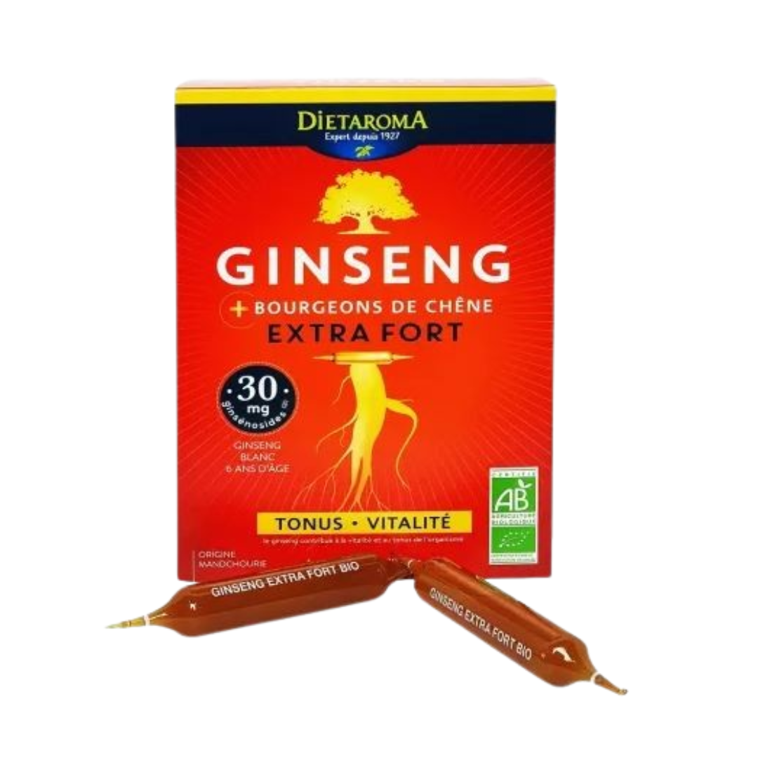 Bio Ginseng Root Extract, 20 Vials, reduces stress, anti-inflammatory ...