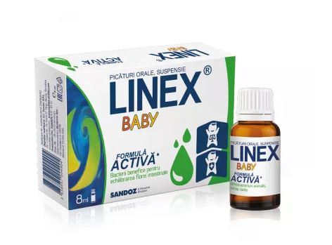 Linex baby, 8 ml, Restoration and Maintenance of the Balance of Intest ...