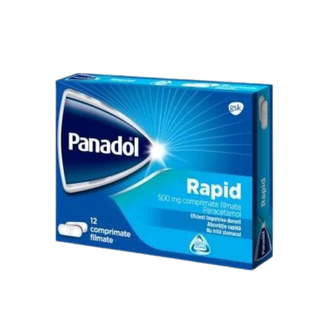 Panadol Rapid, 500 mg, 24 tablets, headaches, migraines, back pain, to ...